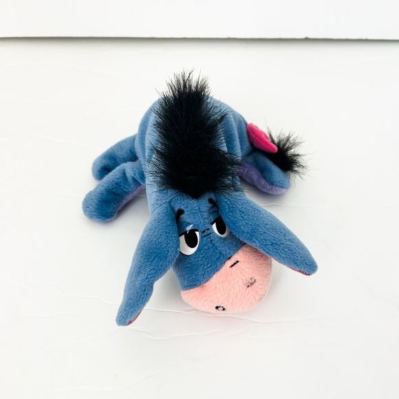 Mattel | Toys | Eeyore Winnie The Pooh Mattel Arcotoys Disney Stuffed Plush Pink Bow Tail Toy ...